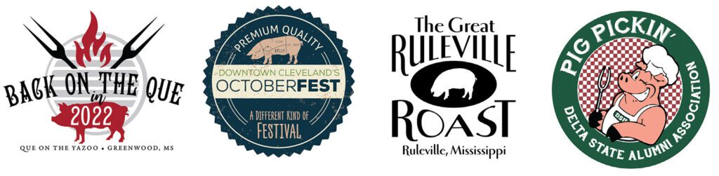 Food BBQ Battle event logos – Delta Magazine- Cleveland, MS