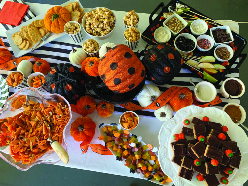 Halloween food table – Delta Magazine- Cleveland, MS